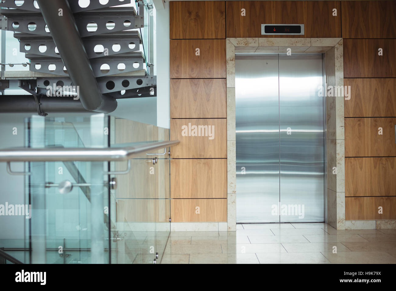 View of lift Stock Photo - Alamy