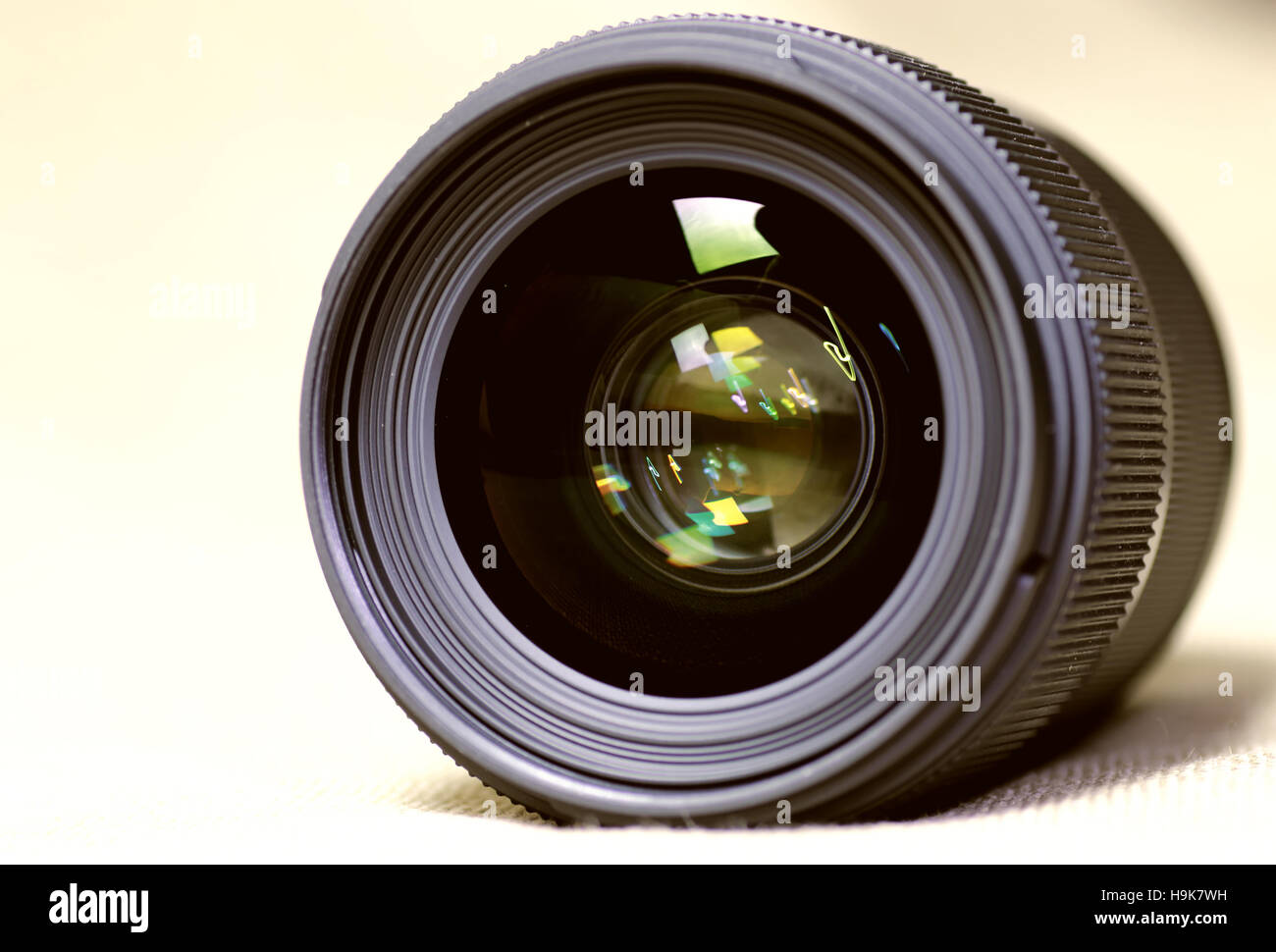 toned monochrome background of lens flare object Stock Photo - Alamy