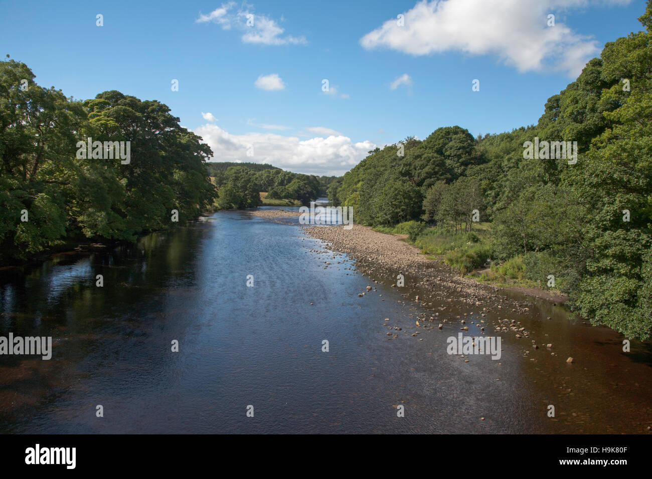 Tees valley river rivers cliff cliffs england british hi-res stock ...