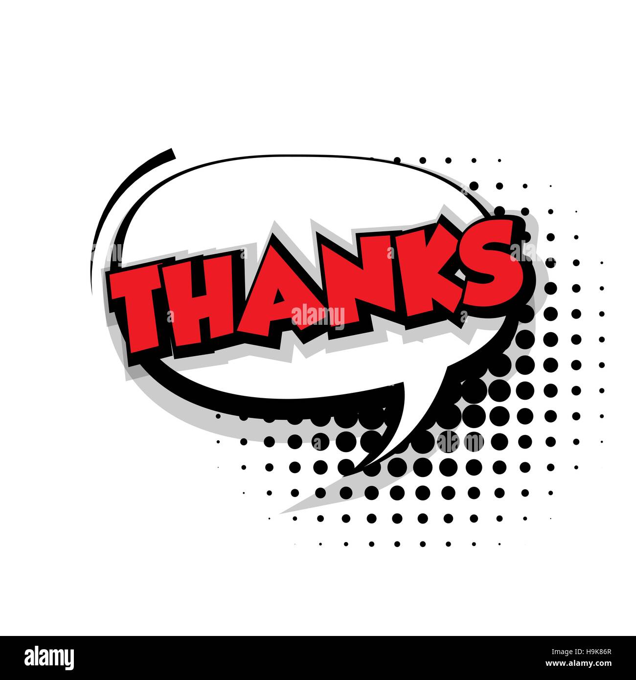 Thanks cartoon Stock Vector Images - Alamy