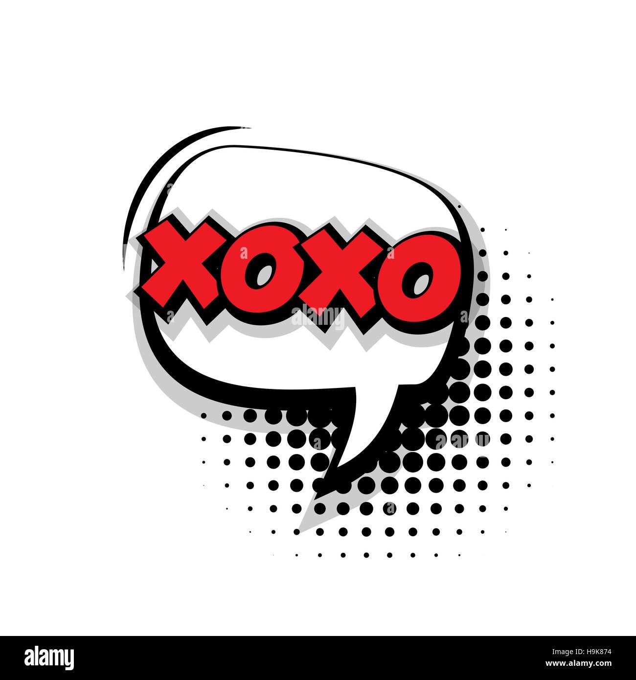 Xoxo word Stock Vector Images - Alamy