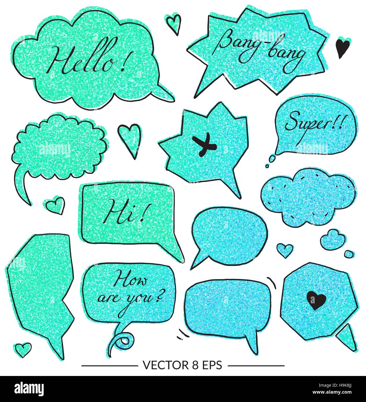 Heart balloon burst Stock Vector Images - Alamy