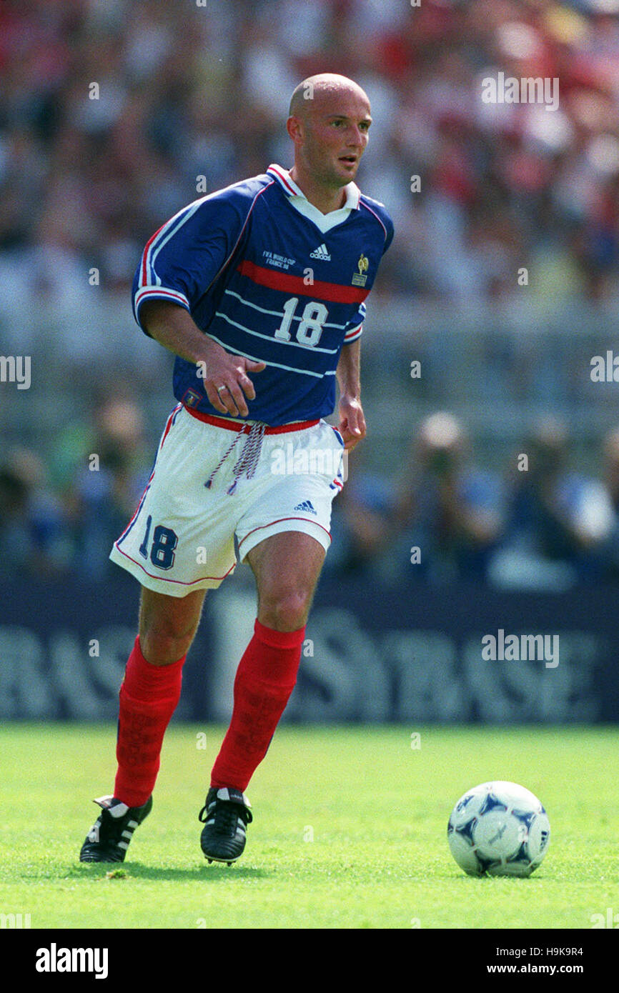 FRANK LEBOEUF FRANCE & CHELSEA FC 24 June 1998 Stock Photo - Alamy