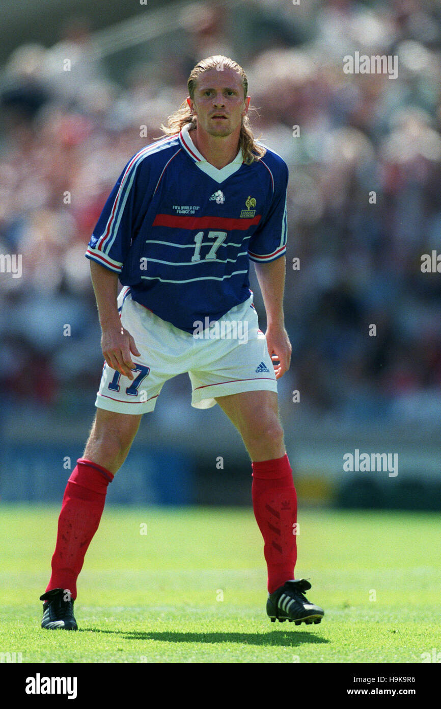 EMMANUEL PETIT FRANCE & ARSENAL FC 24 June 1998 Stock Photo - Alamy