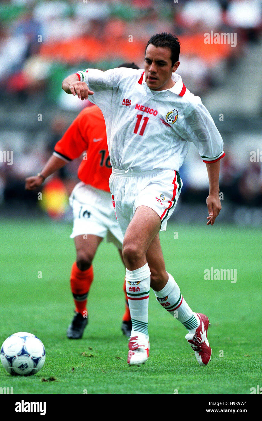 CUAUHTEMOC BLANCO MEXICO 25 June 1998 Stock Photo - Alamy