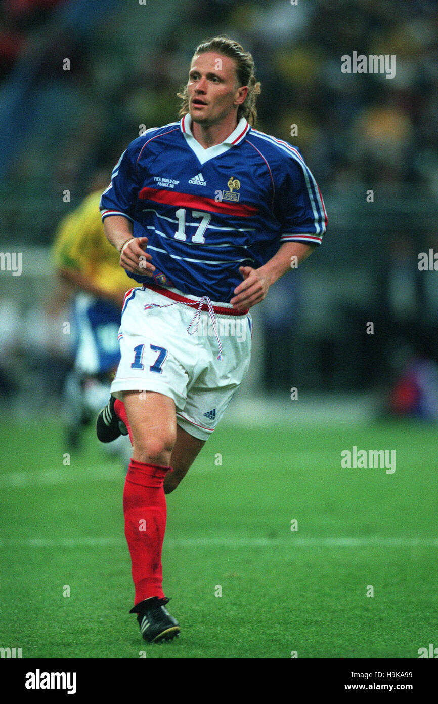 EMMANUEL PETIT FRANCE & ARSENAL FC 12 July 1998 Stock Photo - Alamy