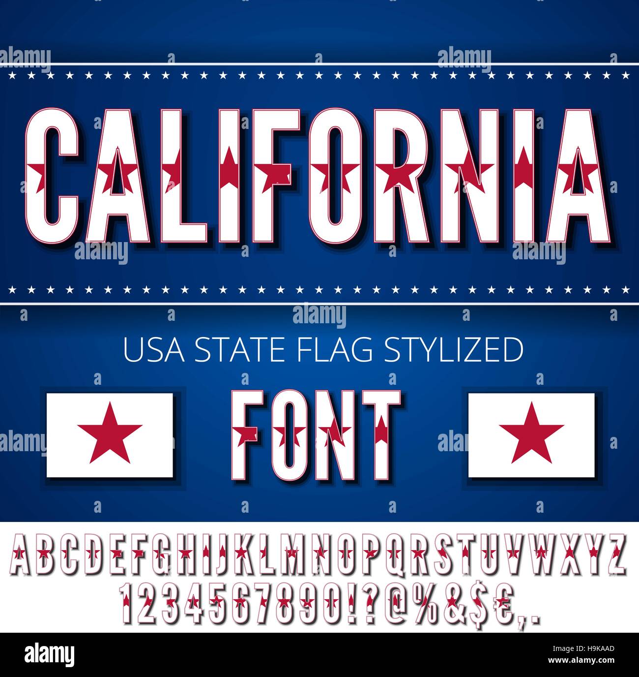 American flag and lone star flag Stock Vector Images - Alamy