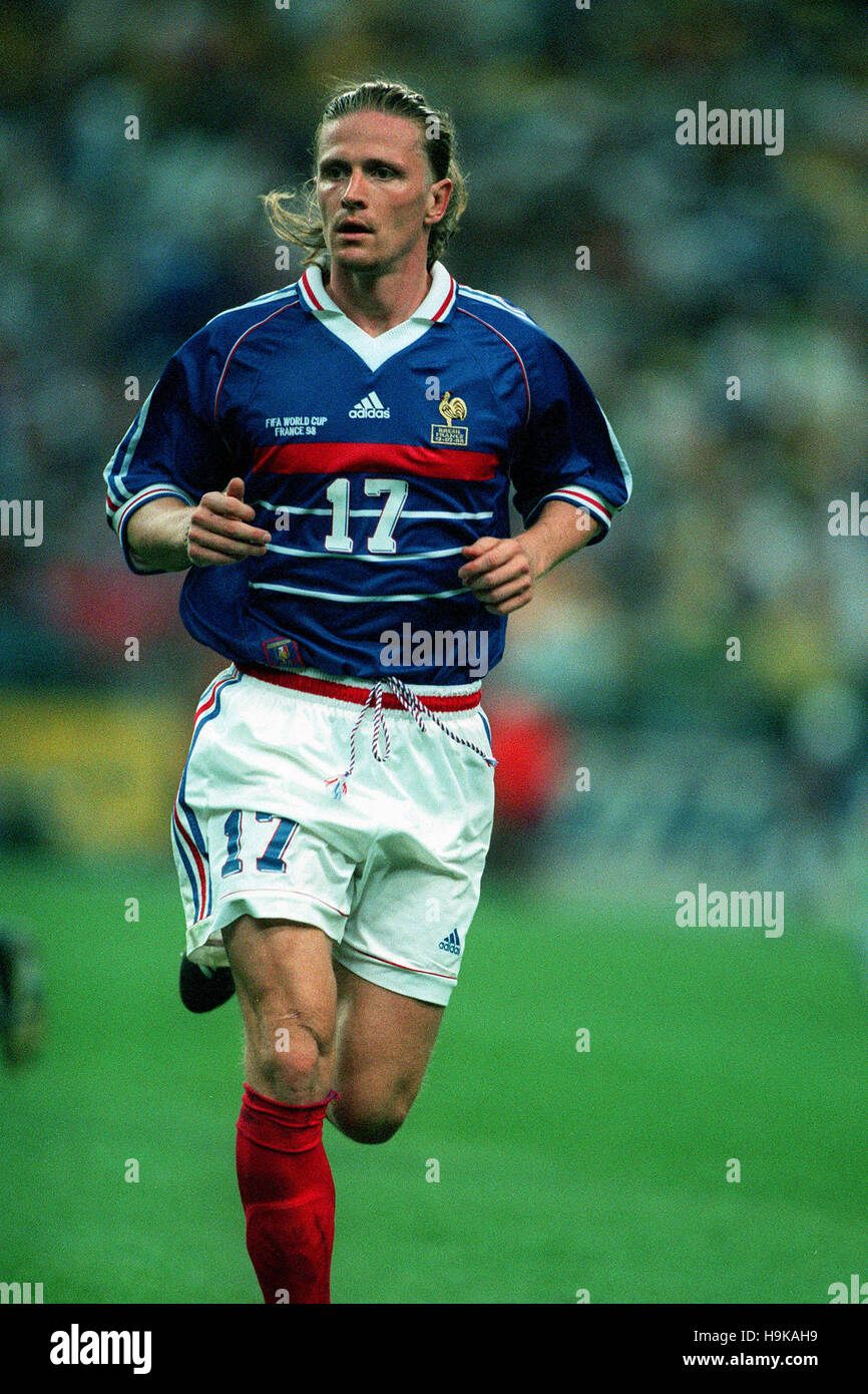 EMMANUEL PETIT FRANCE & ARSENAL FC 12 July 1998 Stock Photo - Alamy