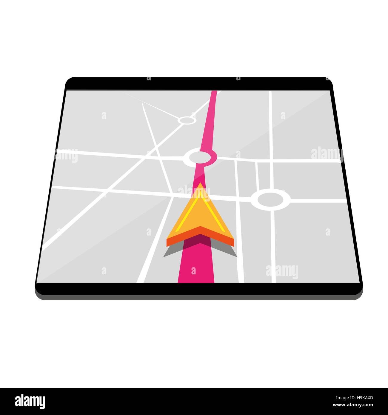 Navigation in smartphone or tablet Stock Vector Image & Art - Alamy