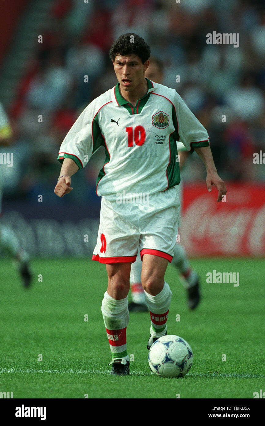 KRASSIMIR BALAKOV BULGARIA & VFB STUTTGART 19 June 1998 Stock Photo - Alamy