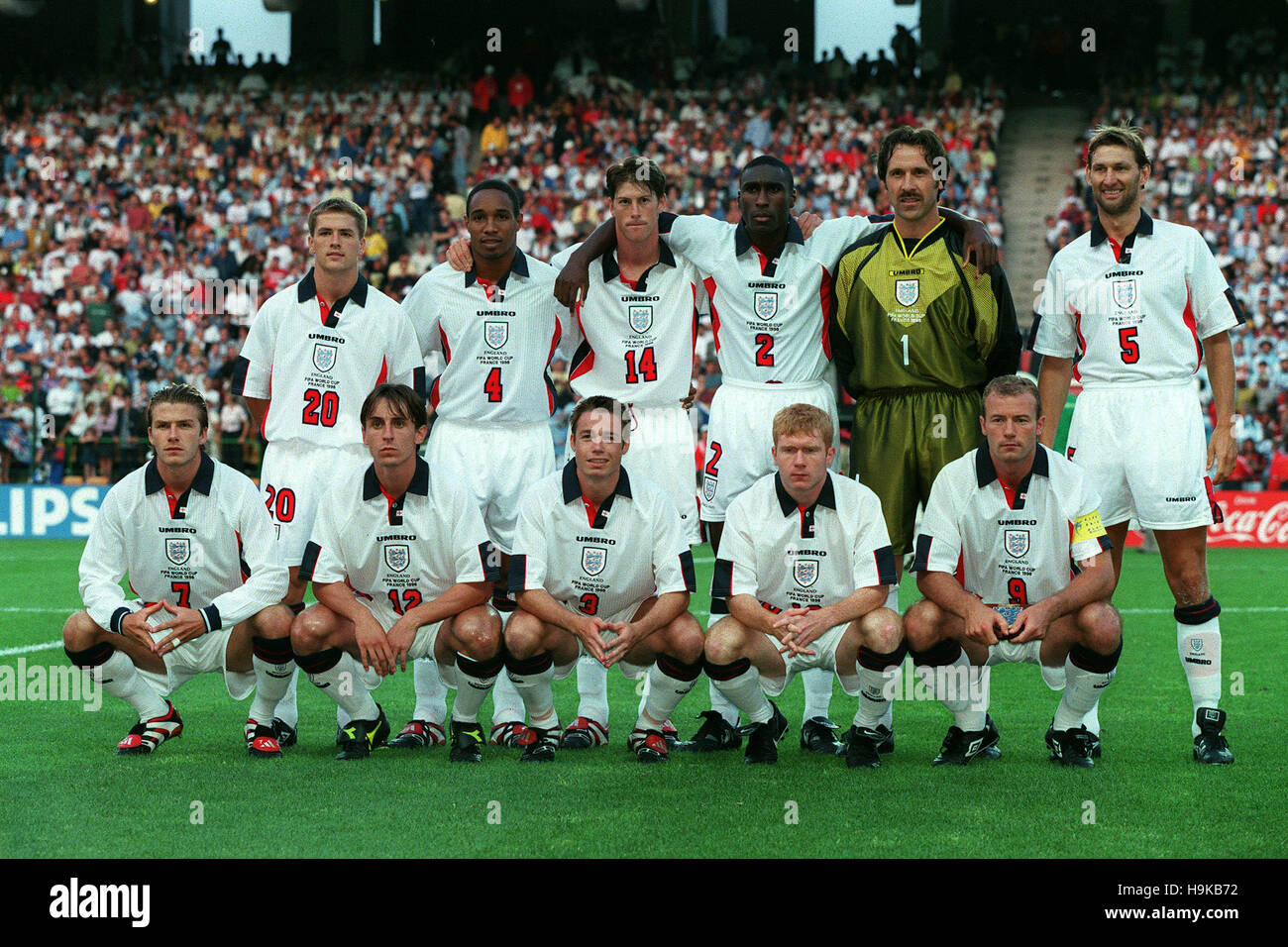 ENGLAND TEAM ENGLAND V ARGENTINA 30 June 1998 Stock Photo Alamy ENGLAND TEAM ENGLAND V ARGENTINA 30 June 1998 Stock Photo Alamy