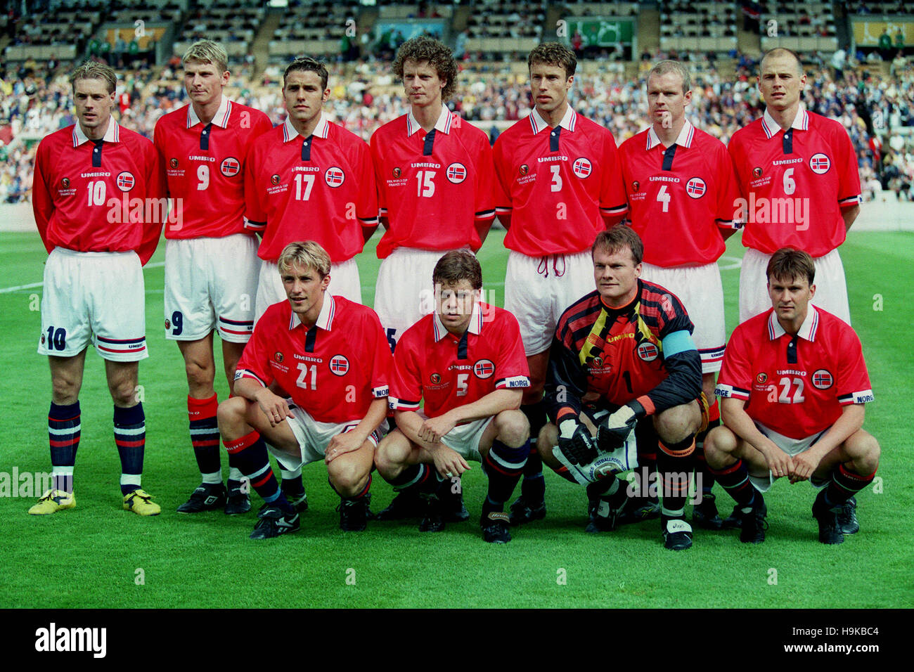 Norway football team 1998 hi-res stock photography and images - Alamy