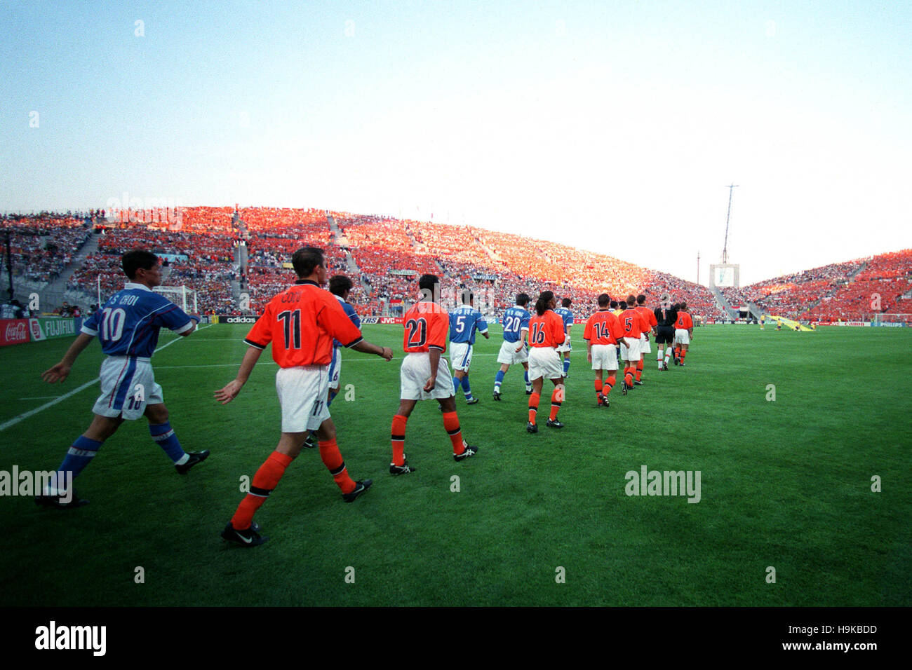 HOLLAND & SOUTH KOREA HOLLAND V SOUTH KOREA 20 June 1998 Stock Photo ...