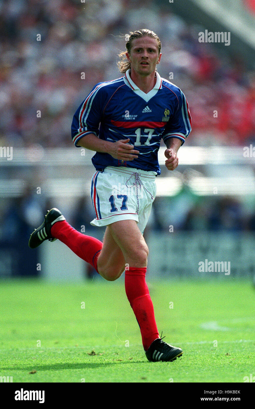 EMMANUEL PETIT FRANCE & ARSENAL FC 24 June 1998 Stock Photo - Alamy