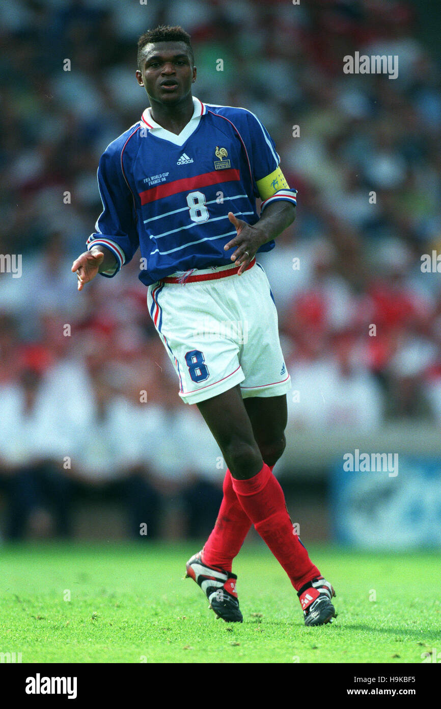 MARCEL DESAILLY FRANCE & CHELSEA FC 14 June 1998 Stock Photo - Alamy