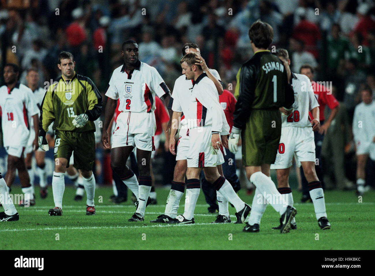 England team 1998 hi-res stock photography and images - Alamy