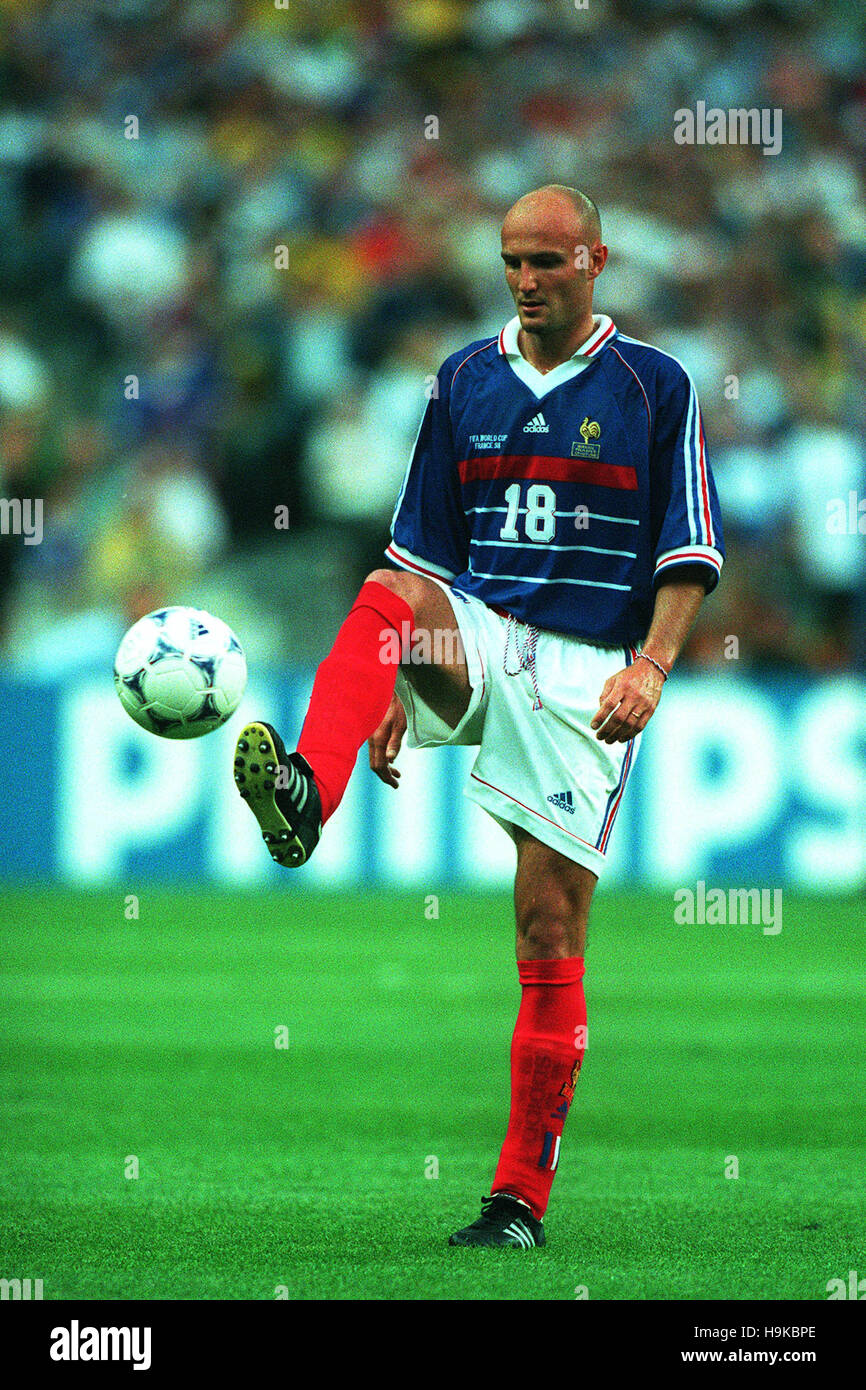 FRANK LEBOEUF FRANCE & CHELSEA FC 12 July 1998 Stock Photo - Alamy
