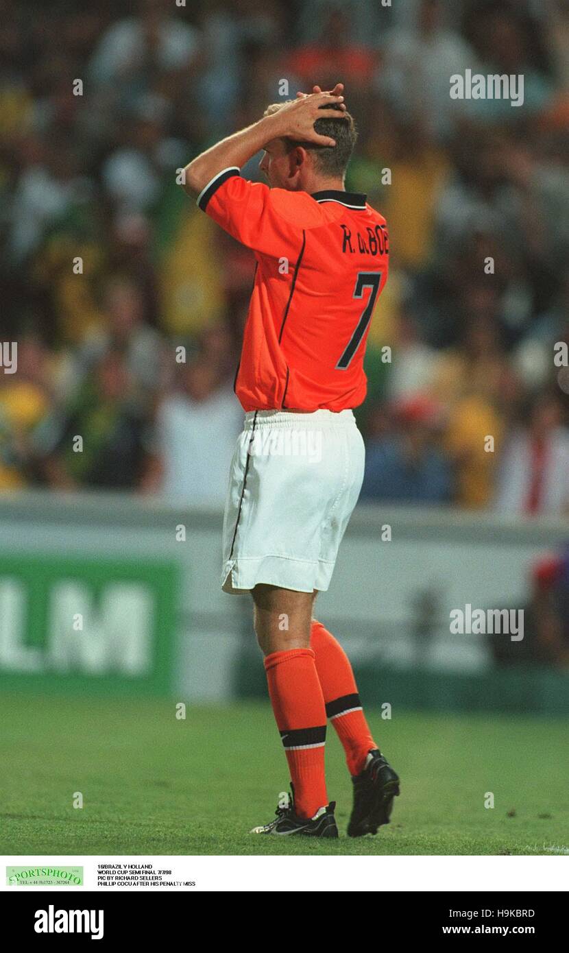 RONALD DE BOER BRAZIL V HOLLAND 07 July 1998 Stock Photo - Alamy