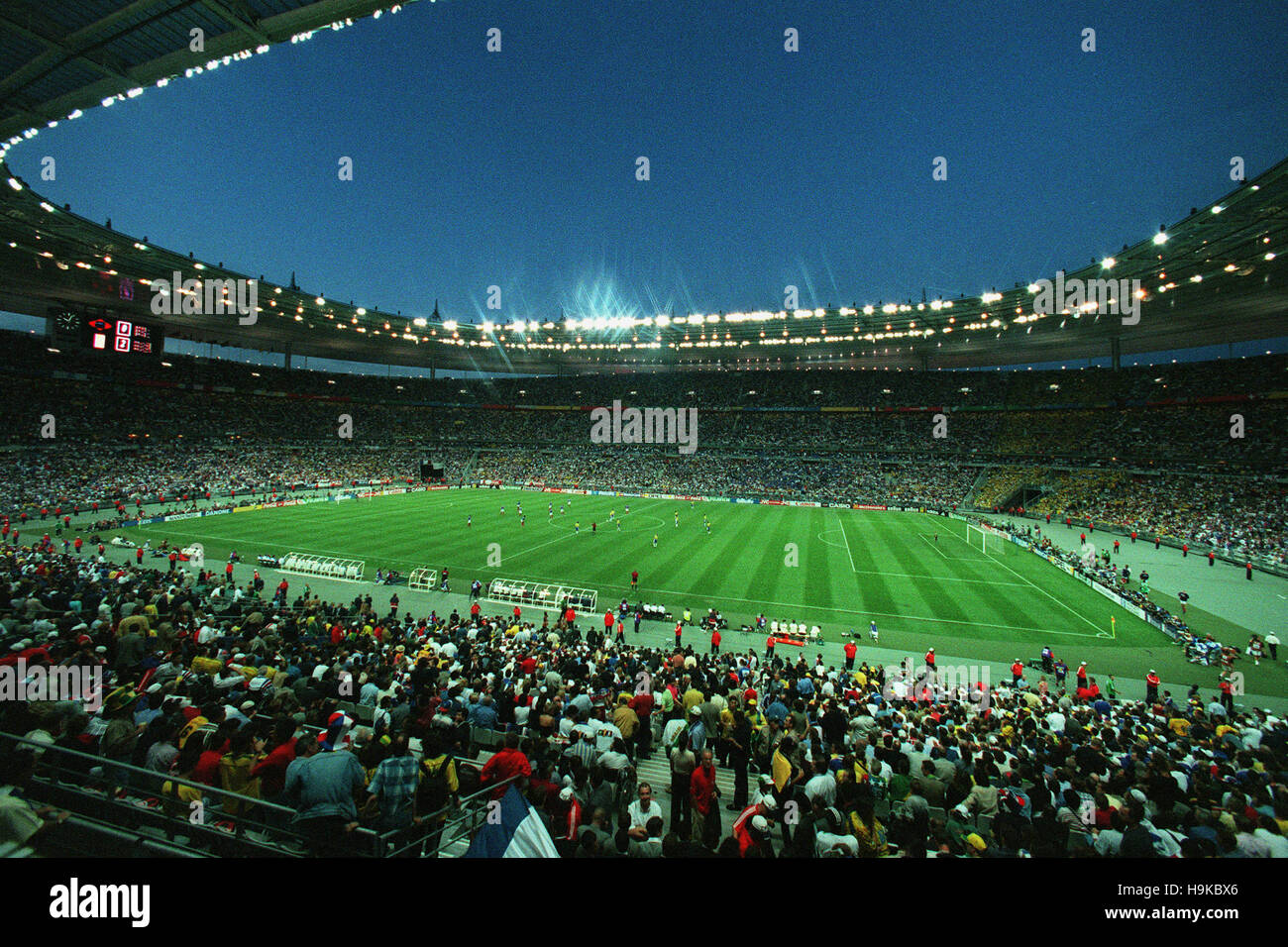 STADE DE FRANCE BRAZIL V FRANCE 12 July 1998 Stock Photo - Alamy
