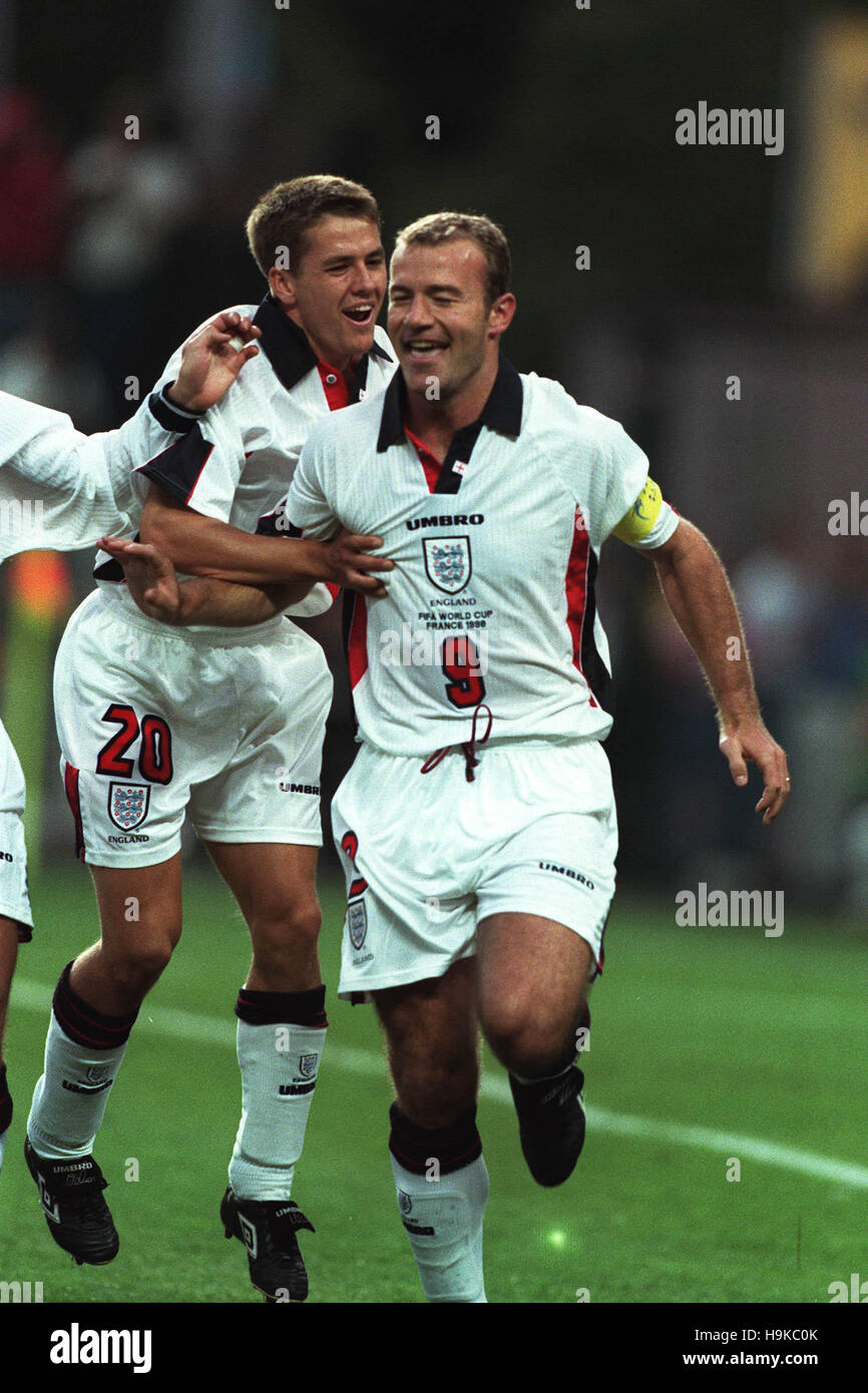 MICHAEL OWEN & ALAN SHEARER ENGLAND V ARGENTINA 30 June 1998 Stock ...