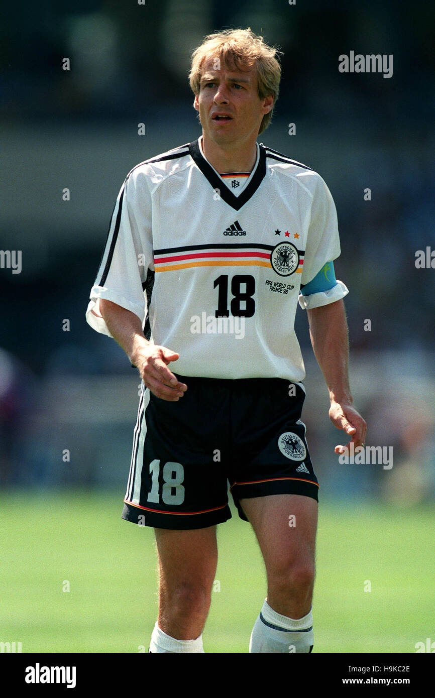 JURGEN KLINSMANN GERMANY 29 June 1998 Stock Photo - Alamy
