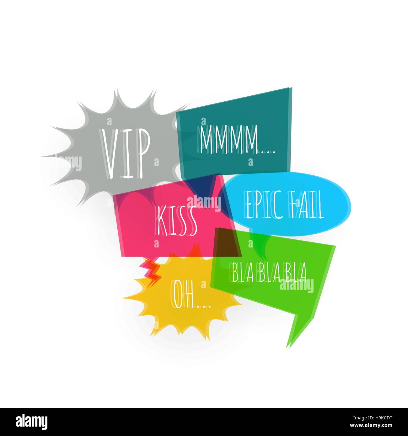 Text set speech color bubble icons glitch Stock Vector Image & Art - Alamy Text set speech color bubble icons glitch Stock Vector Image & Art - Alamy