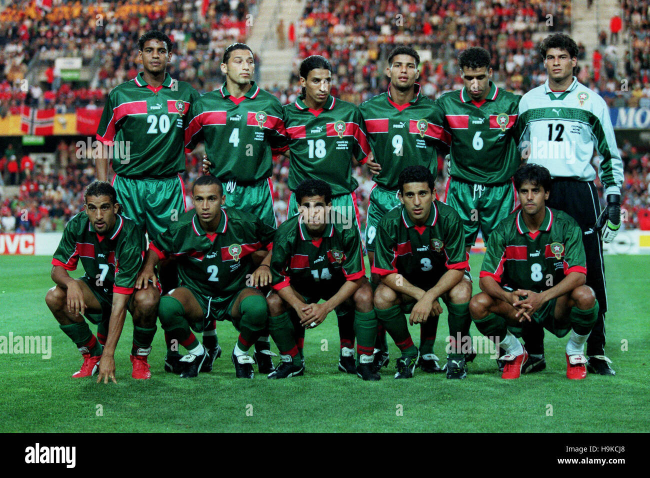 Morocco football team 1998 hi-res stock photography and images - Alamy