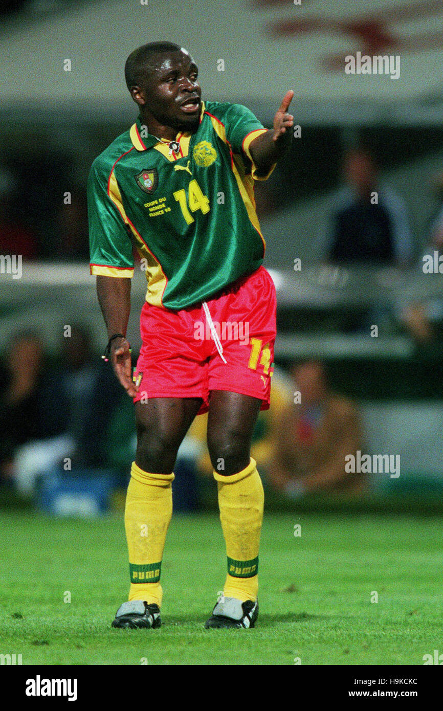 AUGUSTINE SIMO CAMEROON 11 June 1998 Stock Photo - Alamy