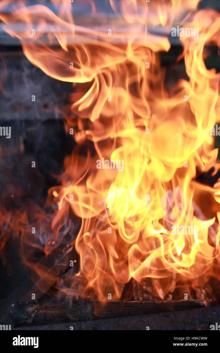 coal and fire flame Stock Photo - Alamy