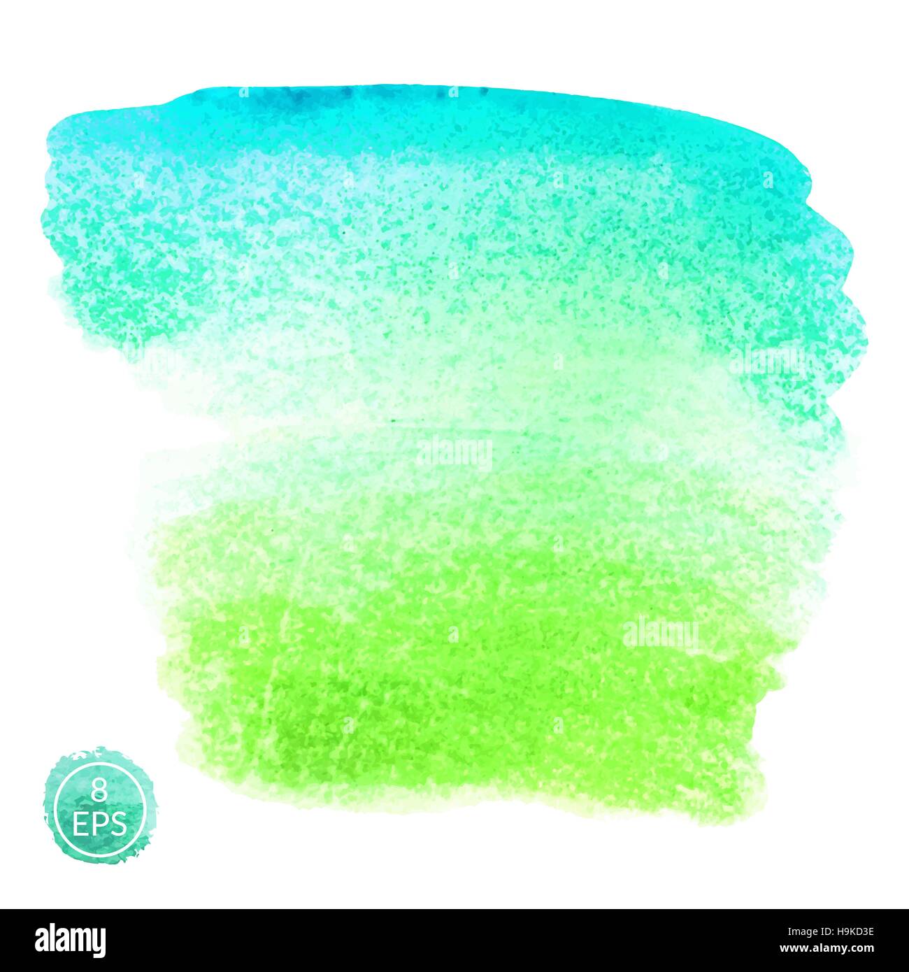Green watercolour gradient background Stock Vector Images - Alamy