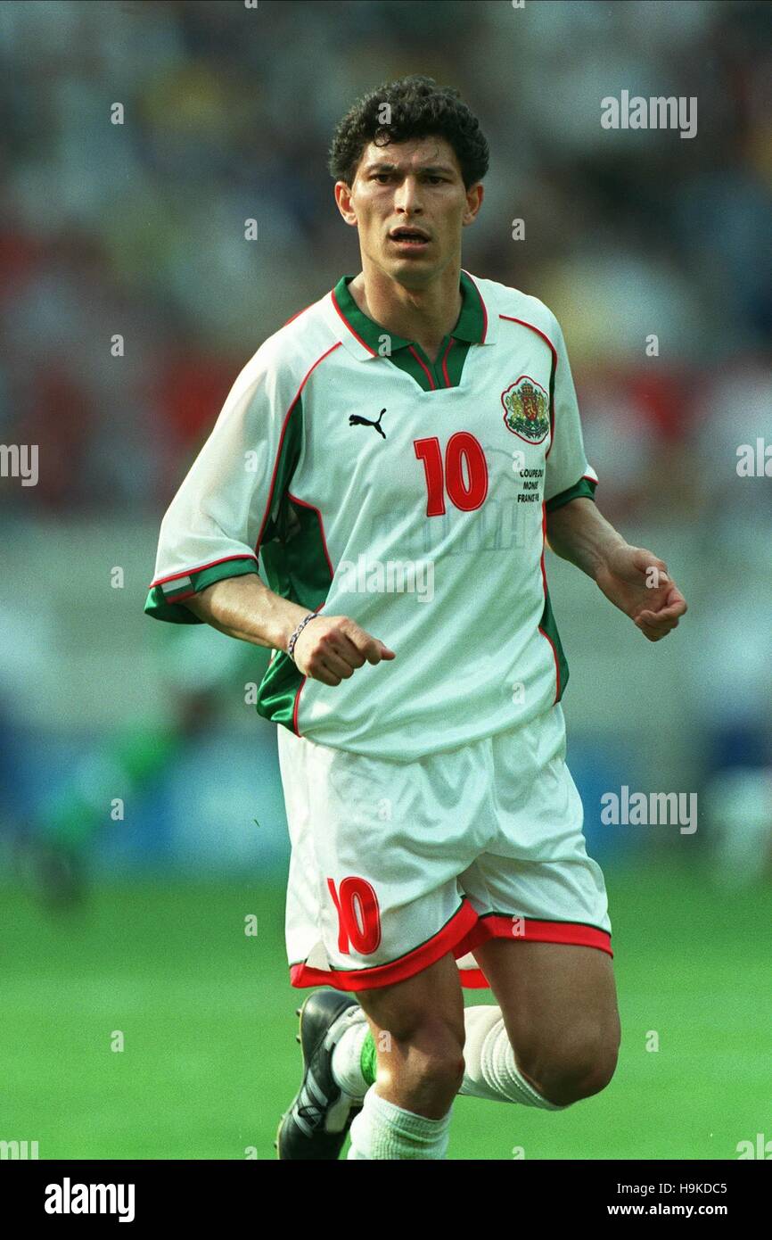 KRASSIMIR BALAKOV BULGARIA & VFB STUTTGART 03 July 1998 Stock Photo - Alamy