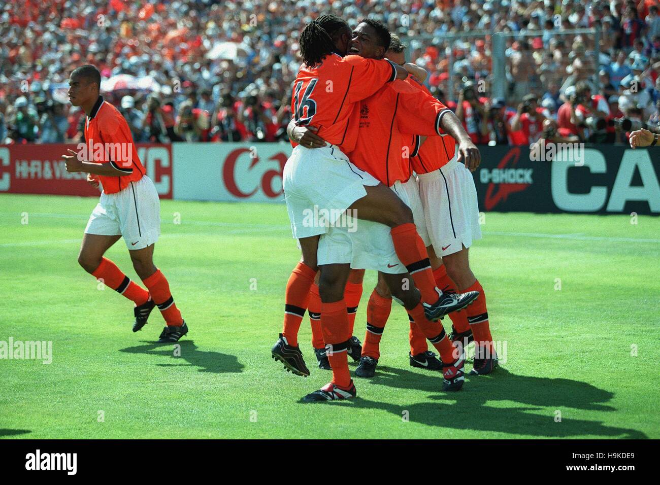 EDGAR DAVIDS PATRICK KLUIVERT HOLLAND V ARGENTINA 03 July 1998 Stock ...