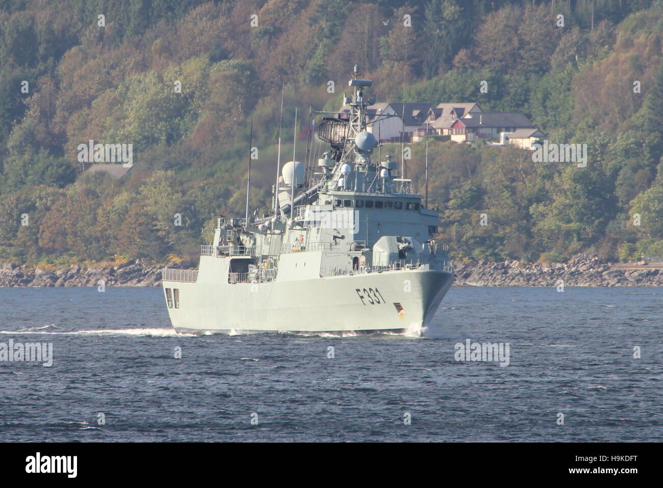 NRP Alvares Cabral (F331), a Vasco da Gama-class frigate of the ...