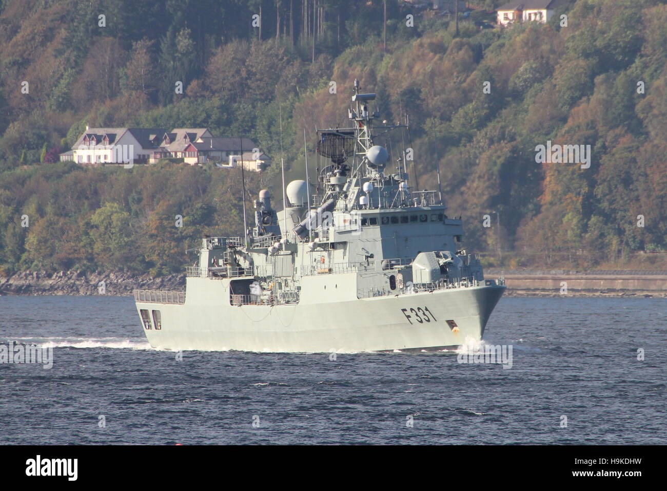 NRP Alvares Cabral (F331), a Vasco da Gama-class frigate of the ...