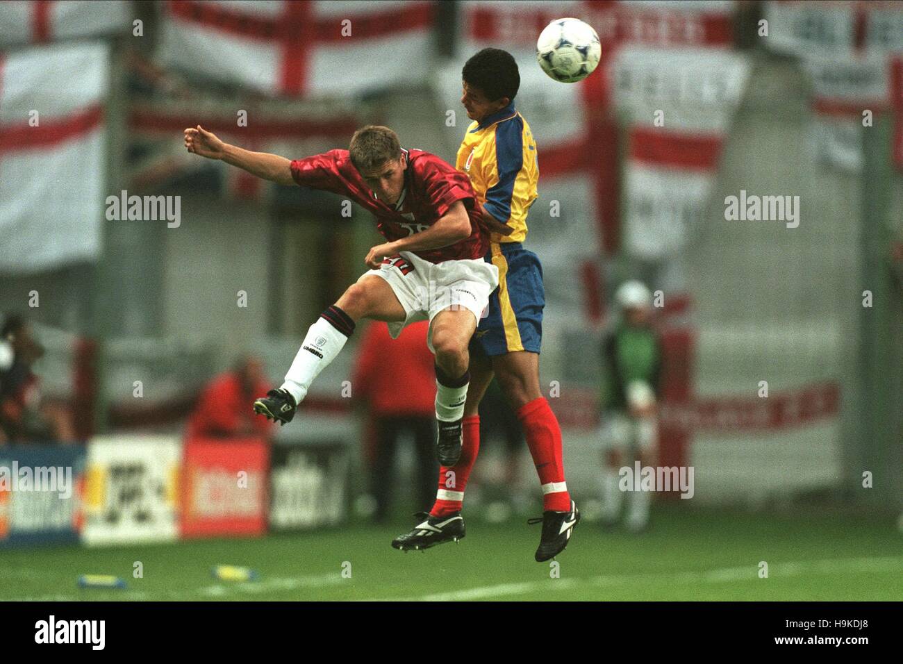 MICHAEL OWEN & WILMER CABRERA ENGLAND V COLOMBIA 26 June 1998 Stock ...