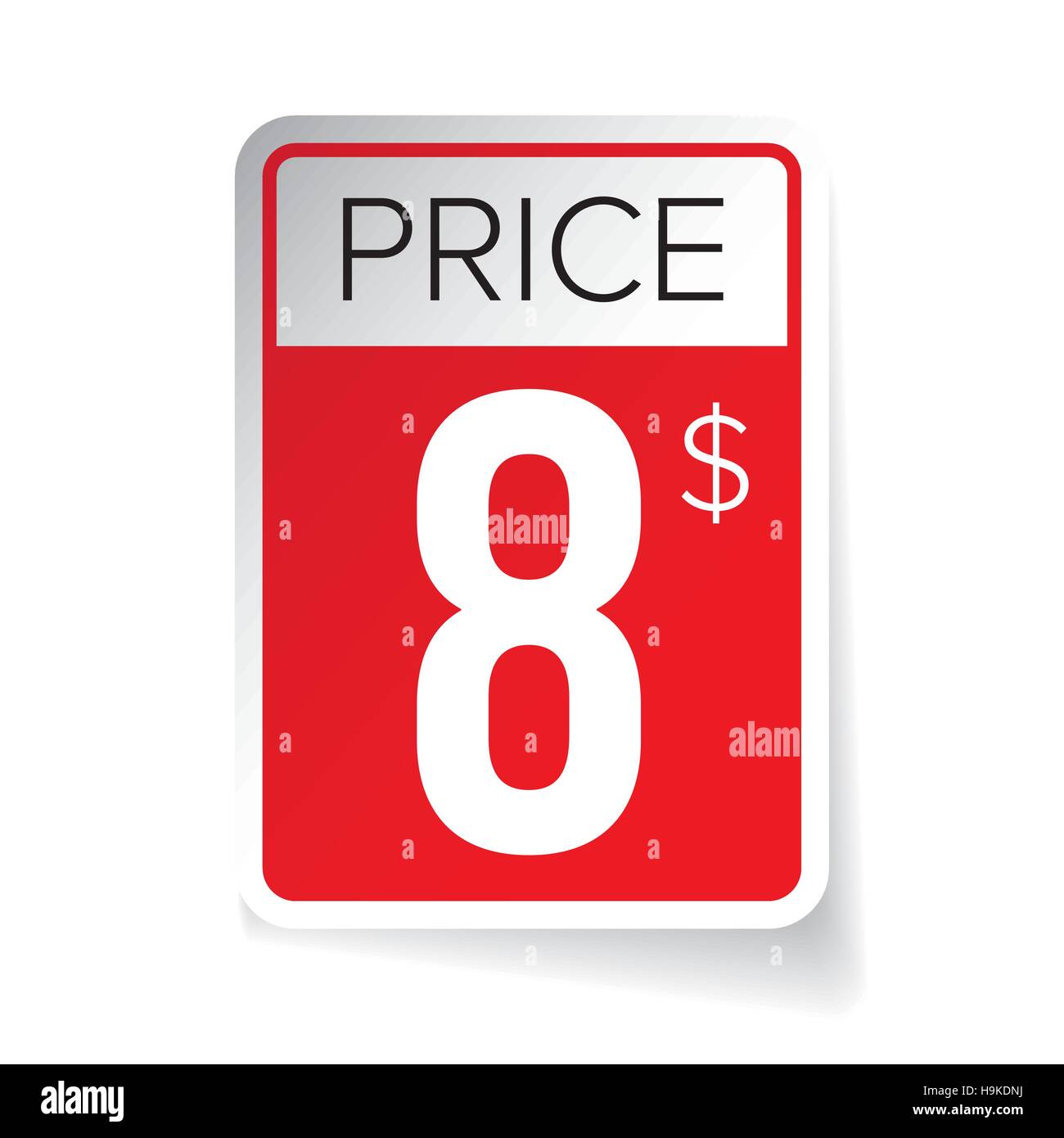 Red eight Stock Vector Images - Alamy