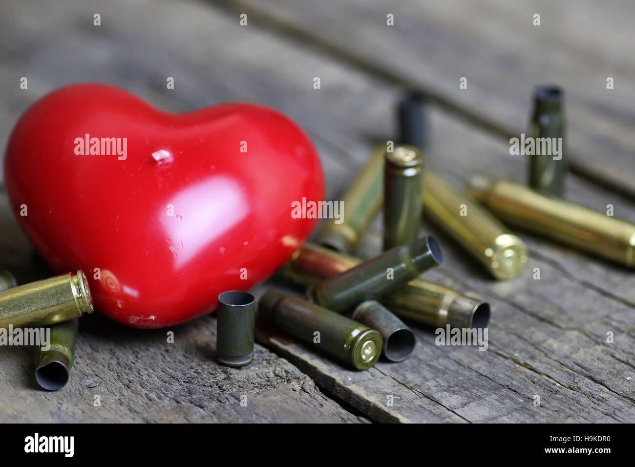 bullet and shape heart Stock Photo - Alamy