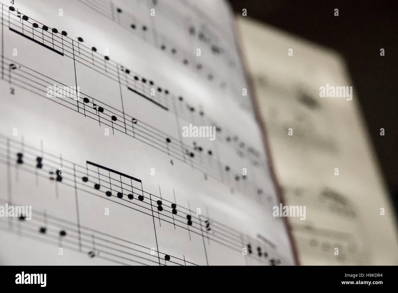 multiple beautiful detailed views of piano keys and notes and sheet ...