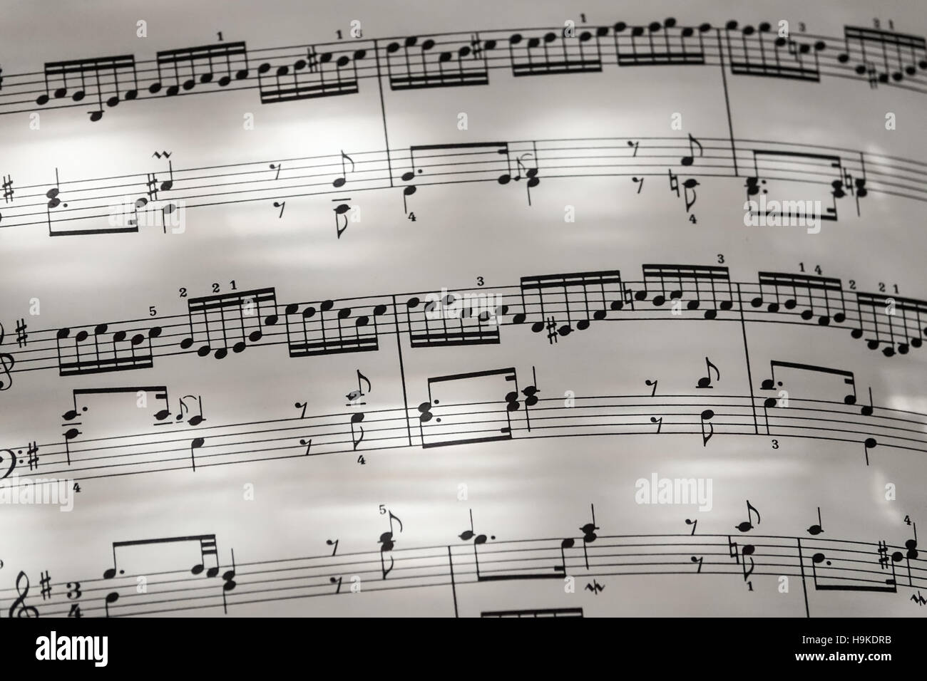 multiple beautiful detailed views of piano keys and notes and sheet ...