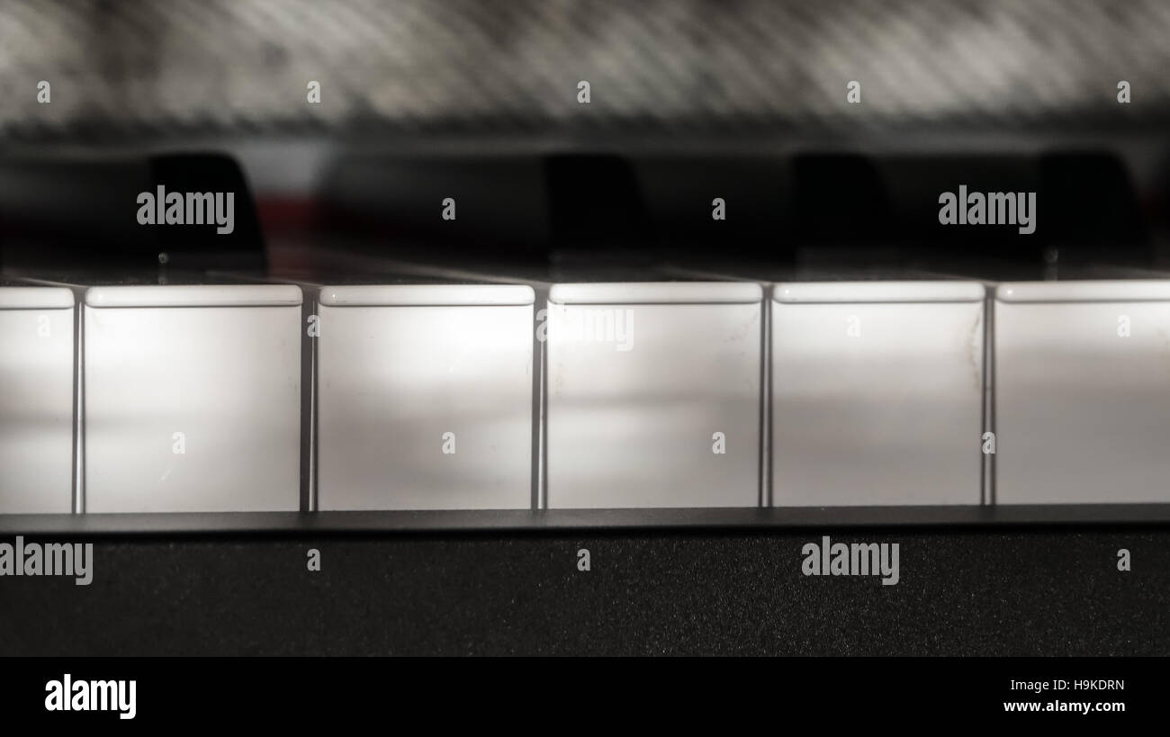 multiple beautiful detailed views of piano keys and notes and sheet ...