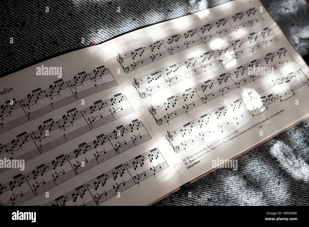 multiple beautiful detailed views of piano keys and notes and sheet ...