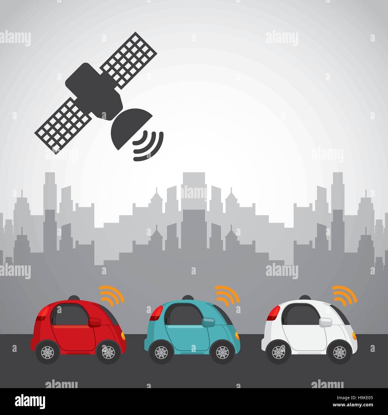 Self driving vehicles Stock Vector Images - Alamy