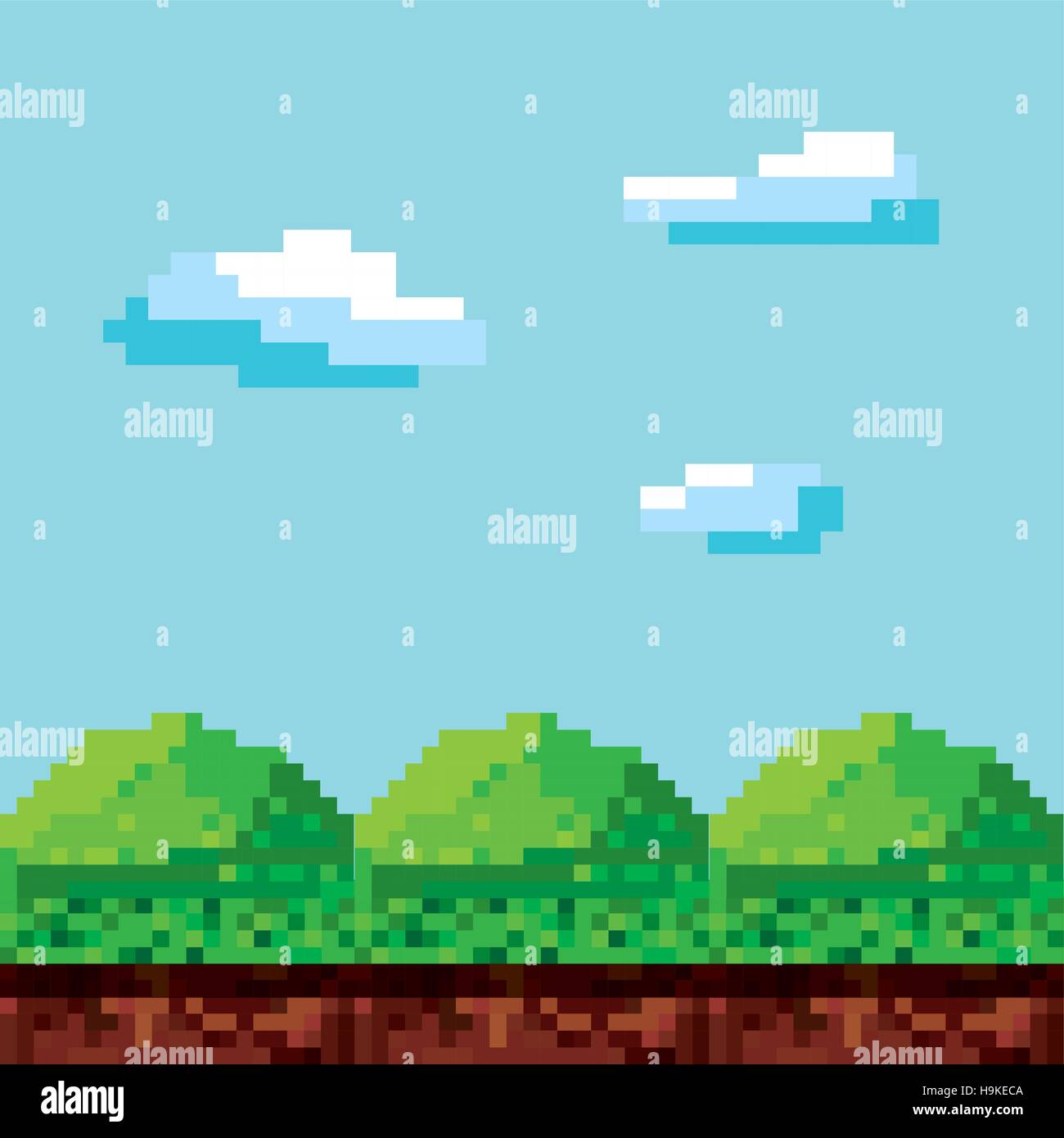Pixel Landscape Background