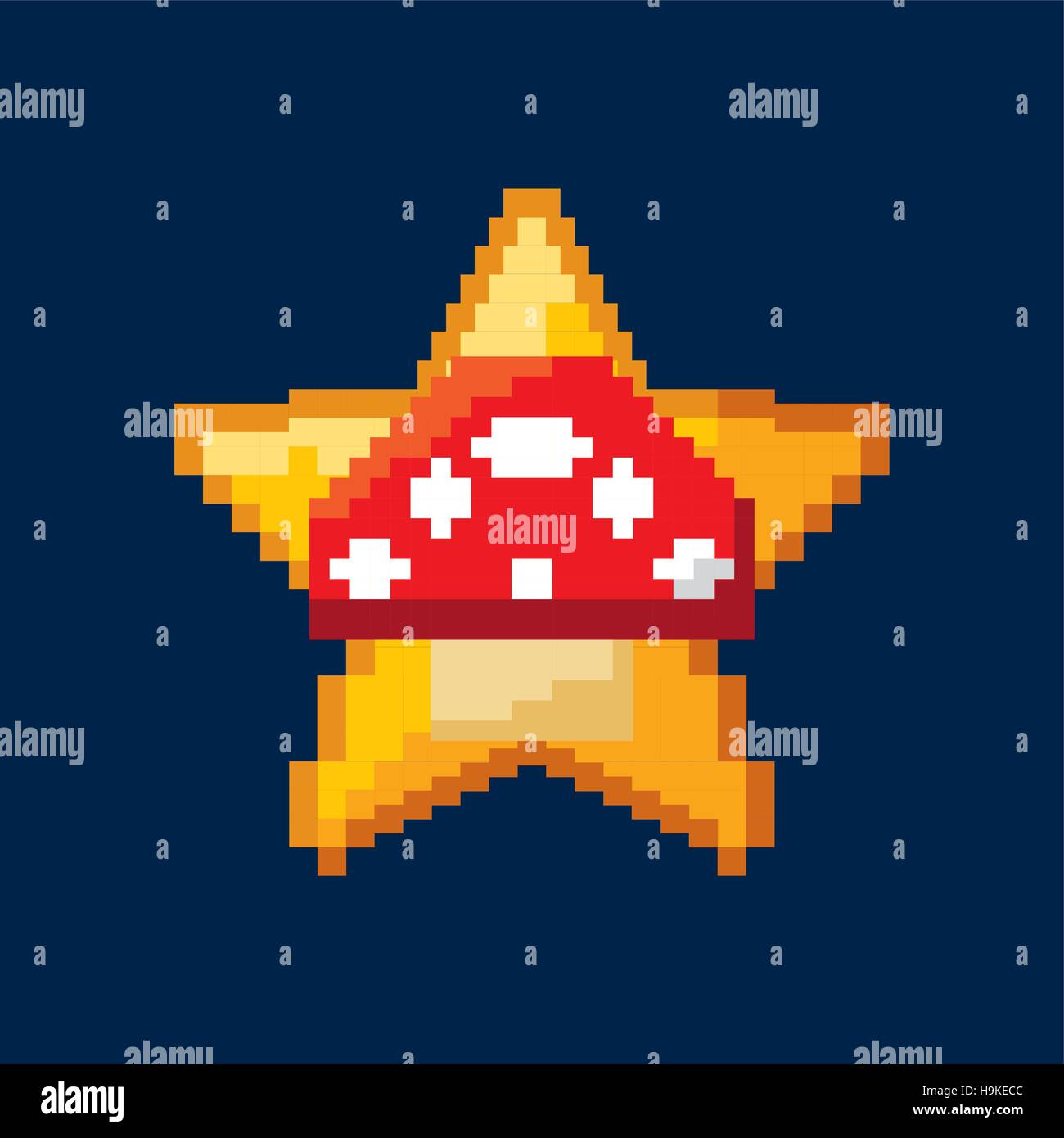 Star pixel video game play hi-res stock photography and images - Alamy