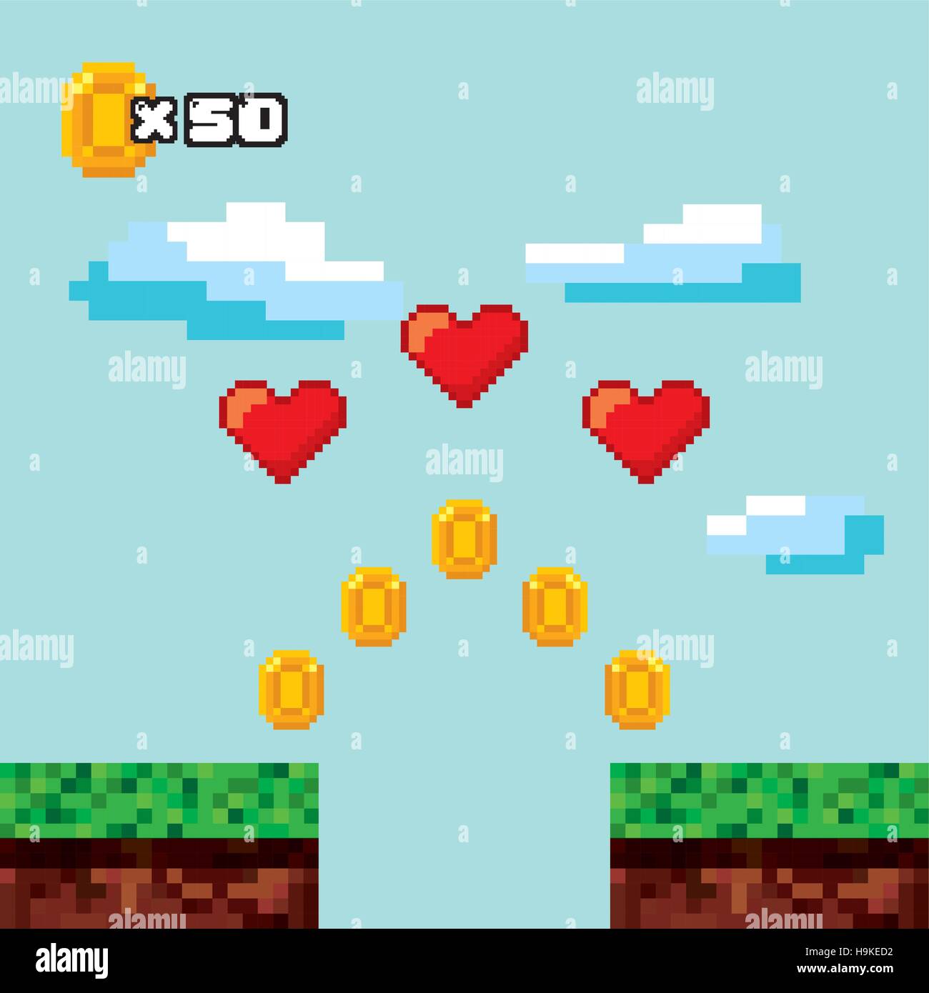 Star Pixel Video Game Play High Resolution Stock Photography and Images ...