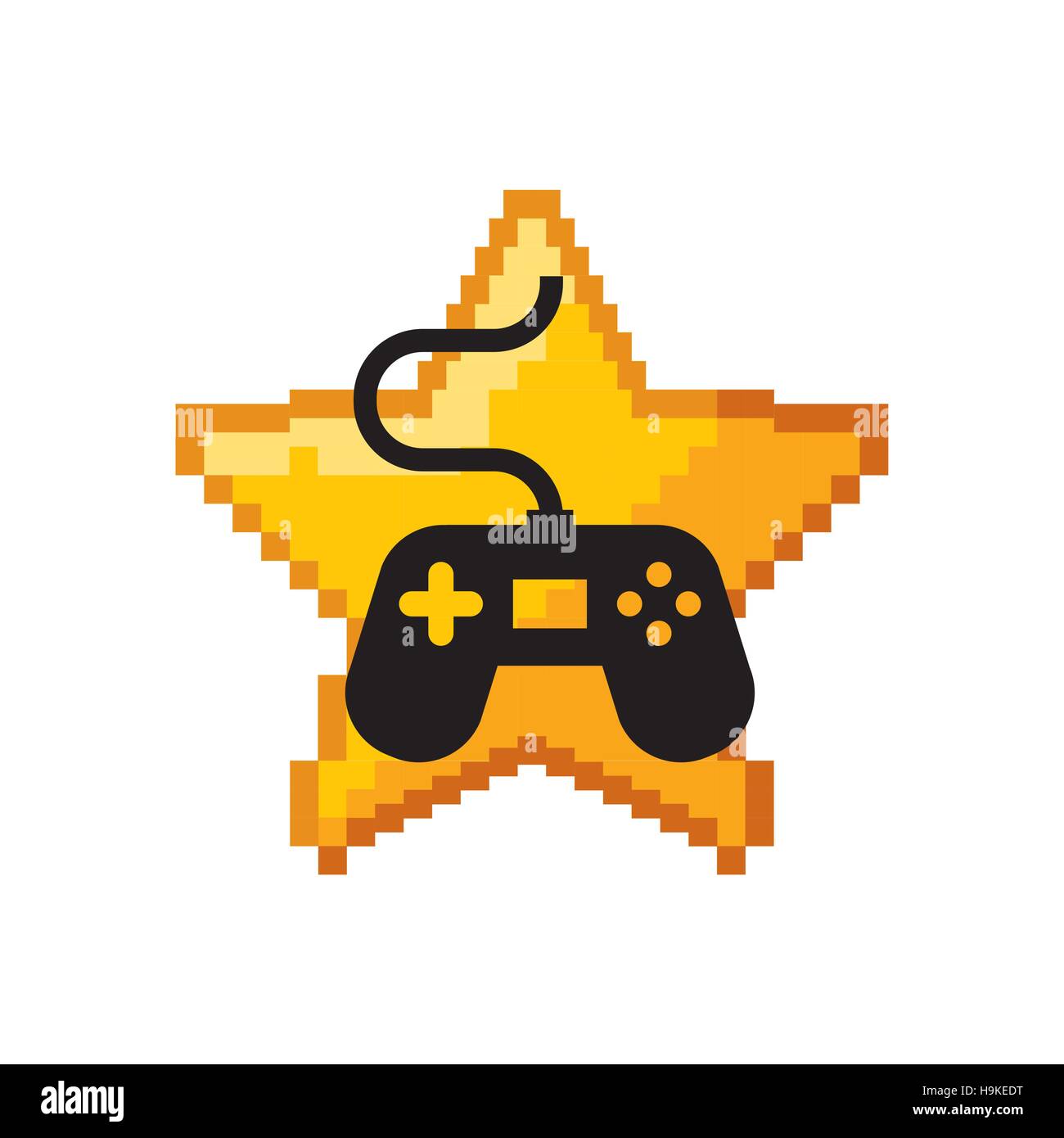Star Pixel Video Game Play High Resolution Stock Photography and Images ...