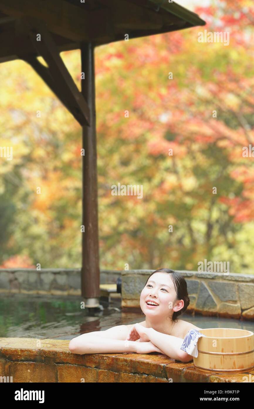 Japan Onsen Woman High Resolution Stock Photography and Images - Alamy