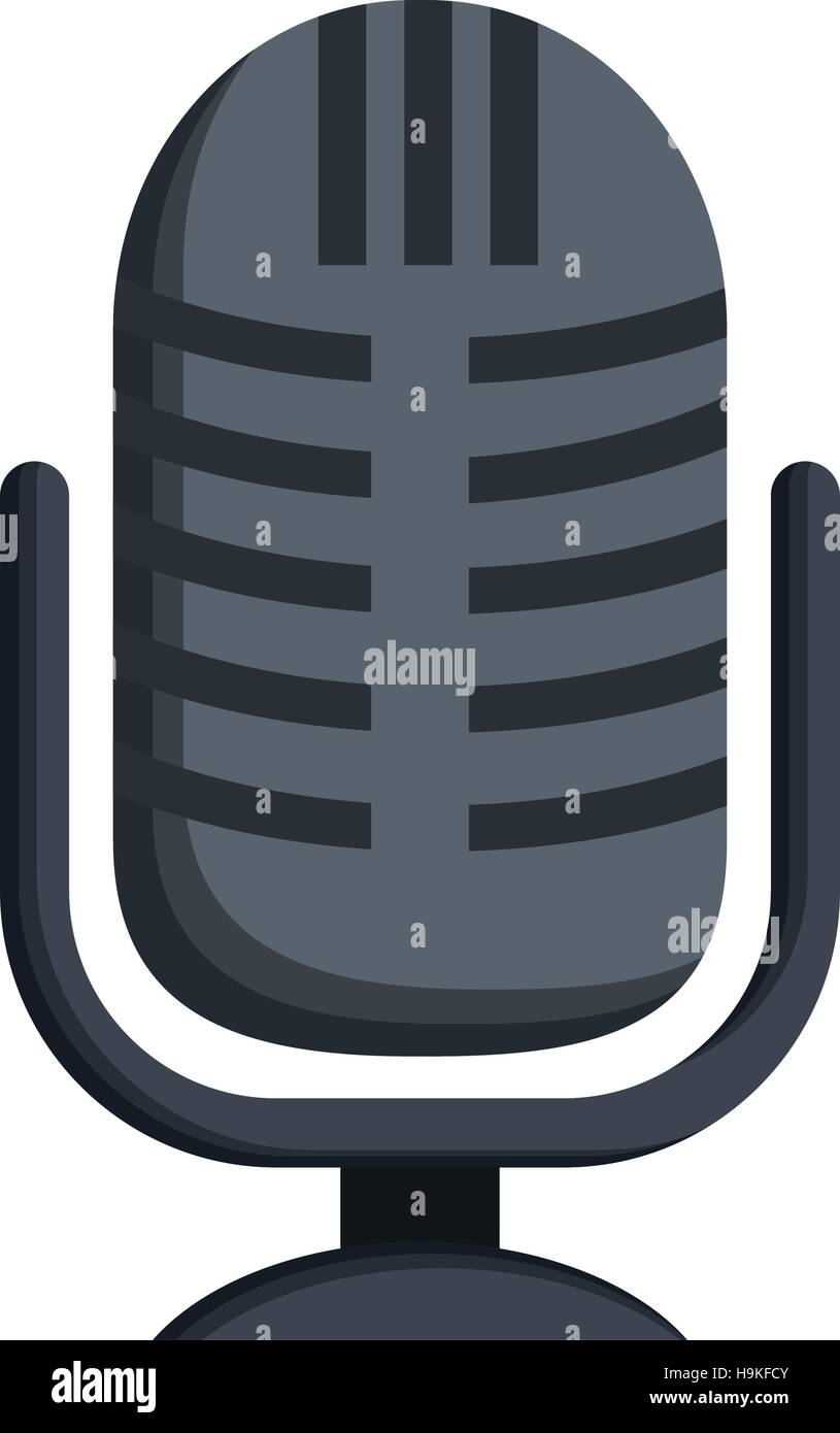 Vintage radio microphone Stock Vector Image & Art - Alamy