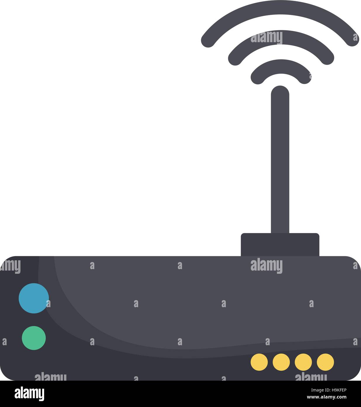 Wifi internet router Stock Vector Image & Art - Alamy