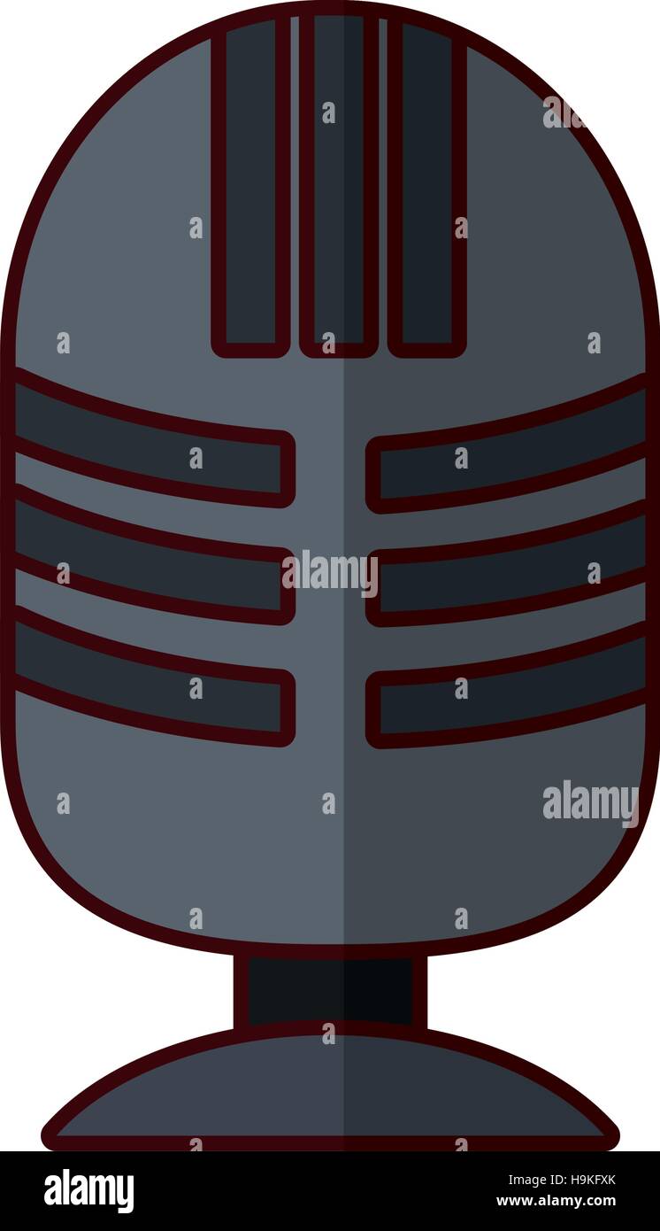 Vintage radio microphone Stock Vector Image & Art - Alamy